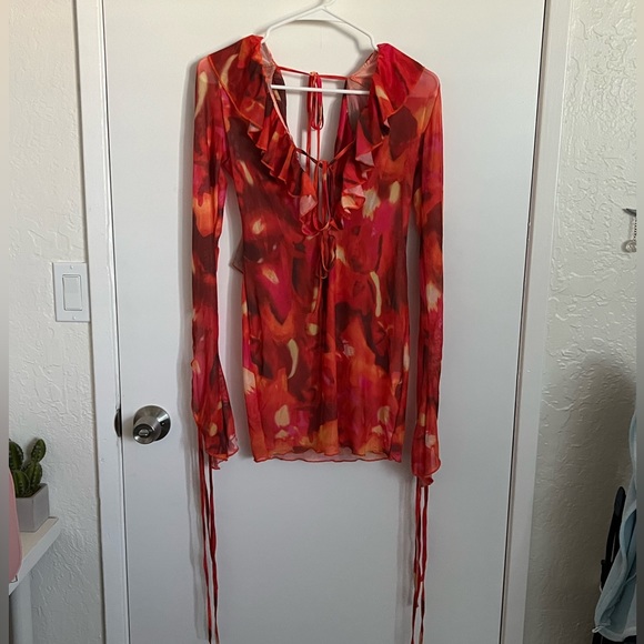 Dresses | Y2k Ruffle Mini Dress | Poshmark